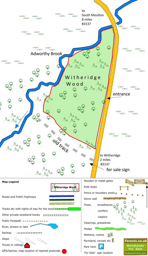 Witheridge Wood, West Yeo Moor Hill, nr Witheridge, South Devon | South ...